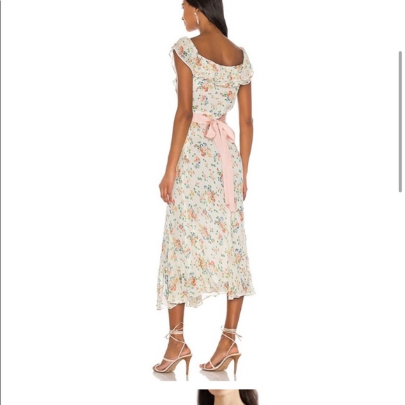 LoveShackFancy | Dresses | Loveshack Fancy Faith Floral Ruffle Dress ...
